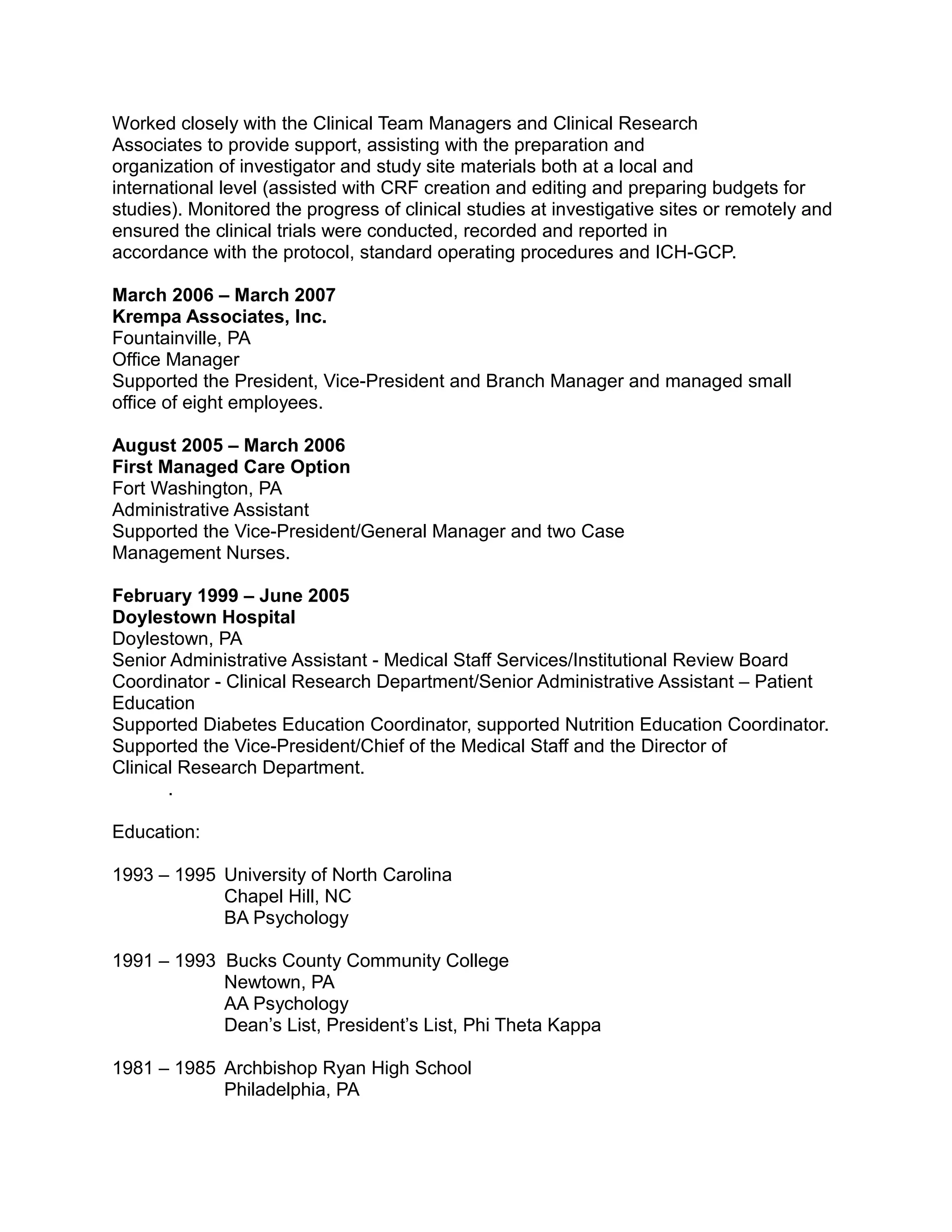 Resume - 01-18-2016 | RTF