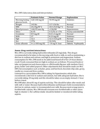 T1DM Case Study | DOCX