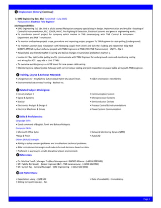 Shamraj Kunnasagar (Resume) | PDF