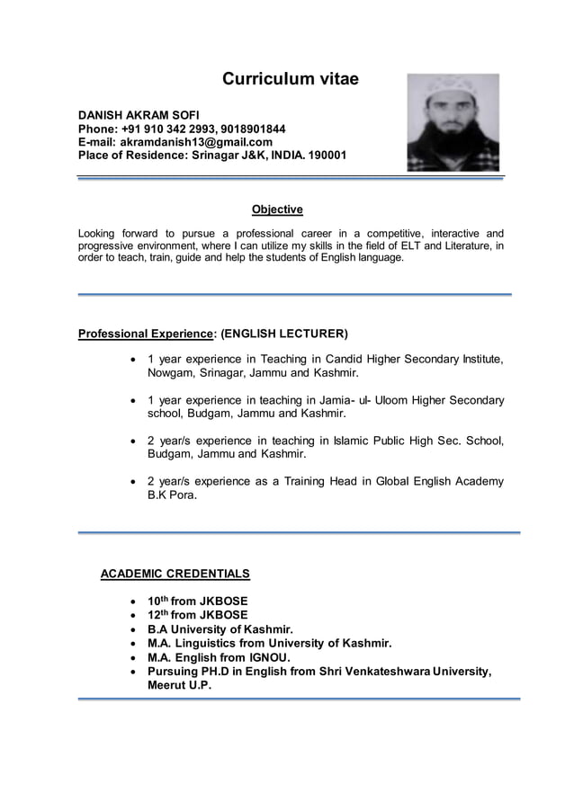danish's resume ORI | DOCX