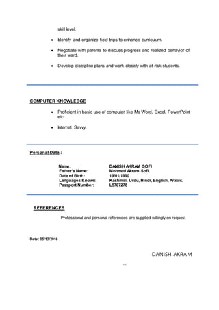 danish's resume ORI | DOCX