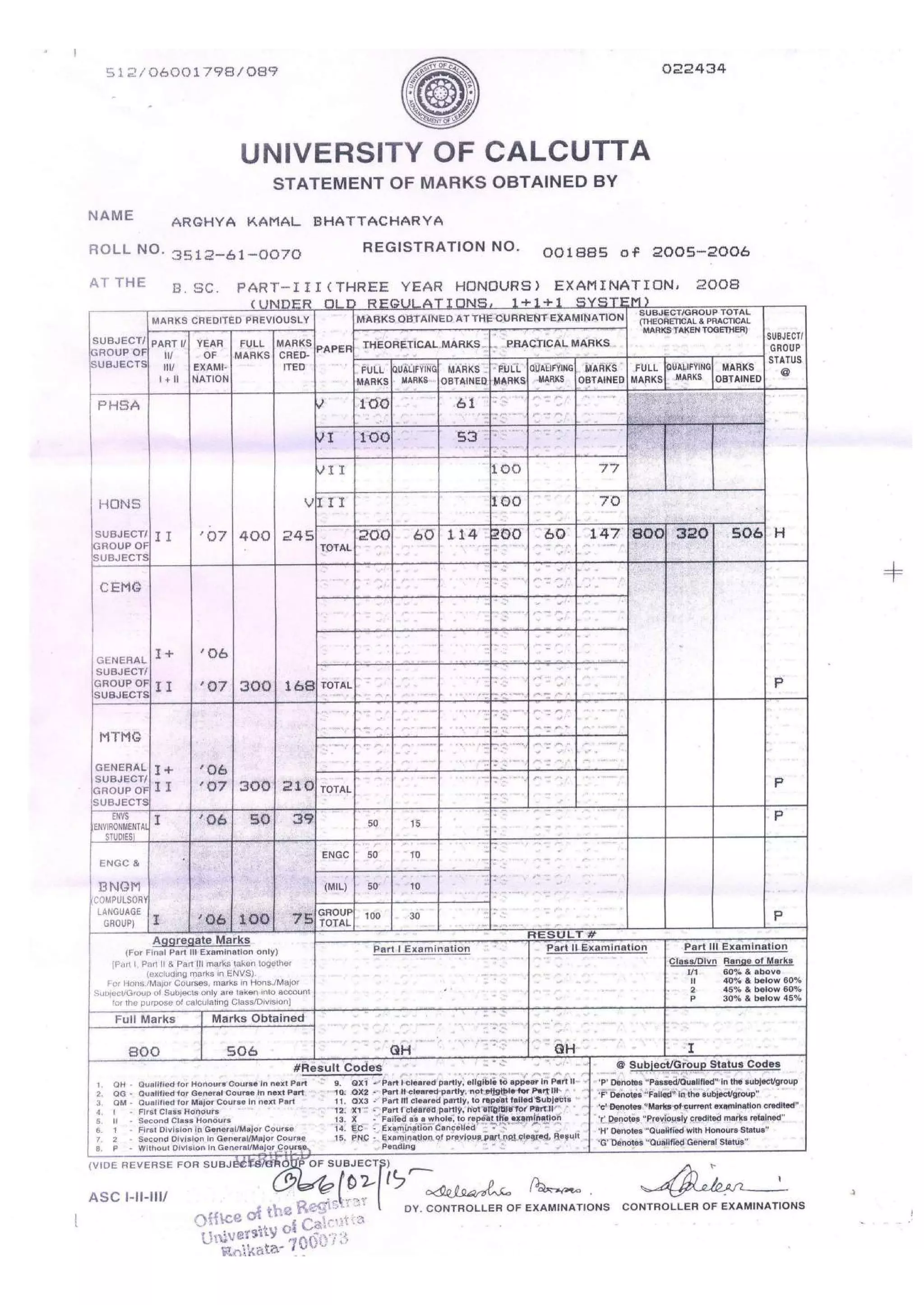 CU Transcript Final.compressed | PDF