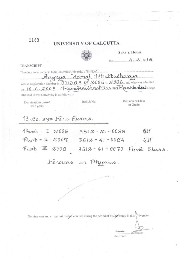 CU Transcript Final.compressed | PDF