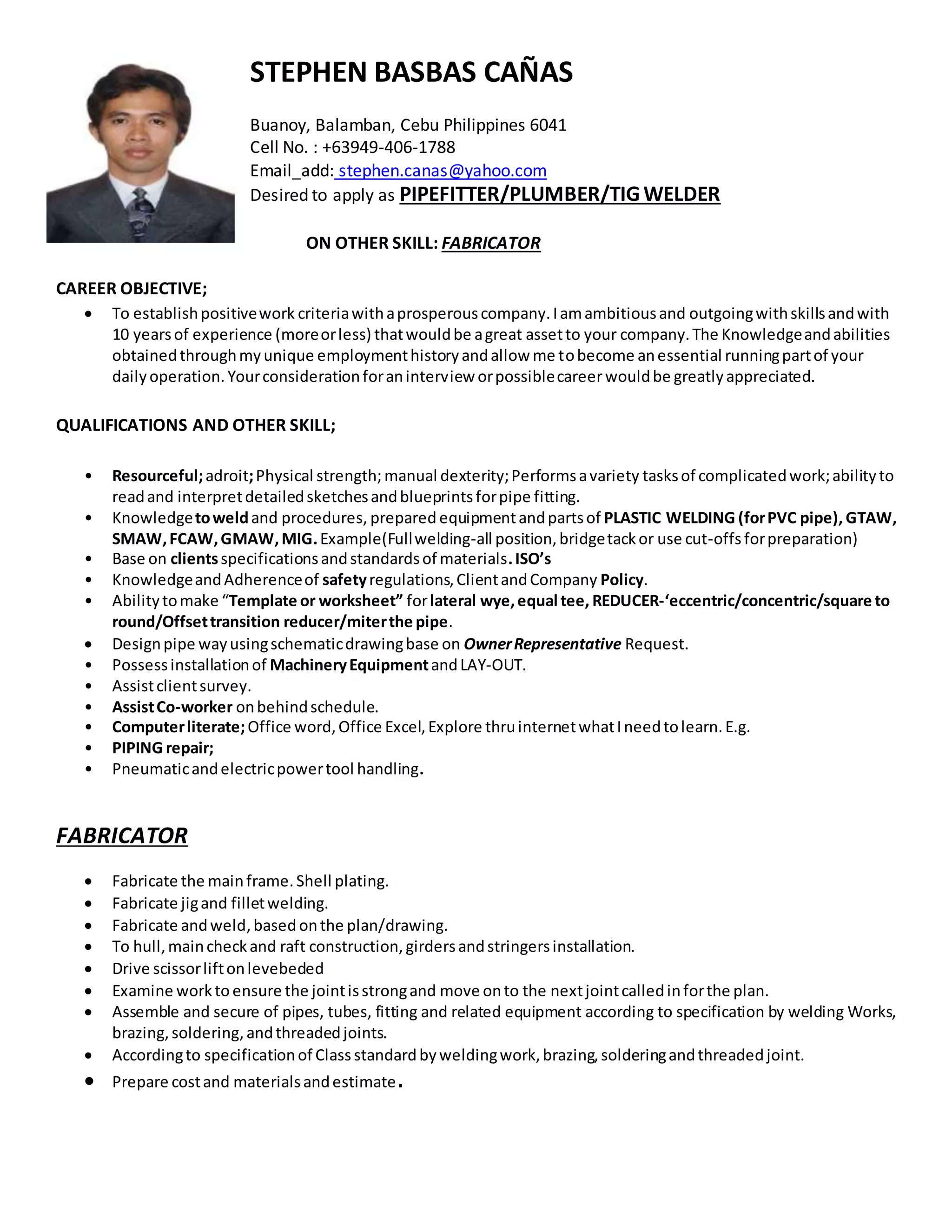 stephen canas CV-pipefitter_ | DOCX