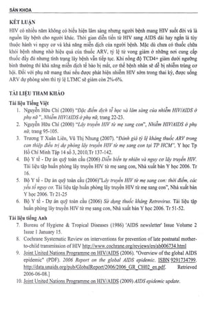 LÂY TRUYỀN HIV/AIDS TỪ MẸ SANG CON | PDF