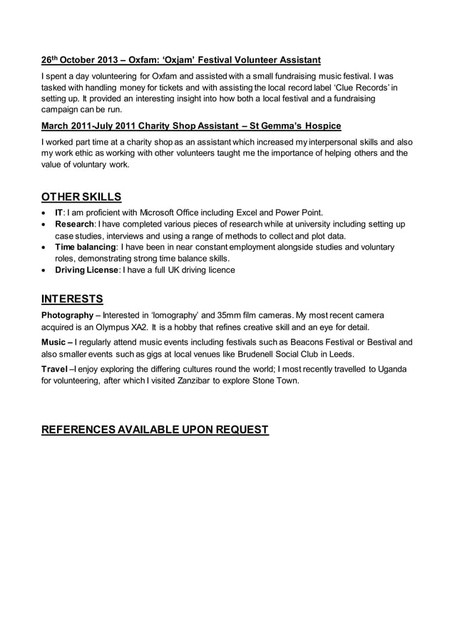 ellie cv | DOCX | Education