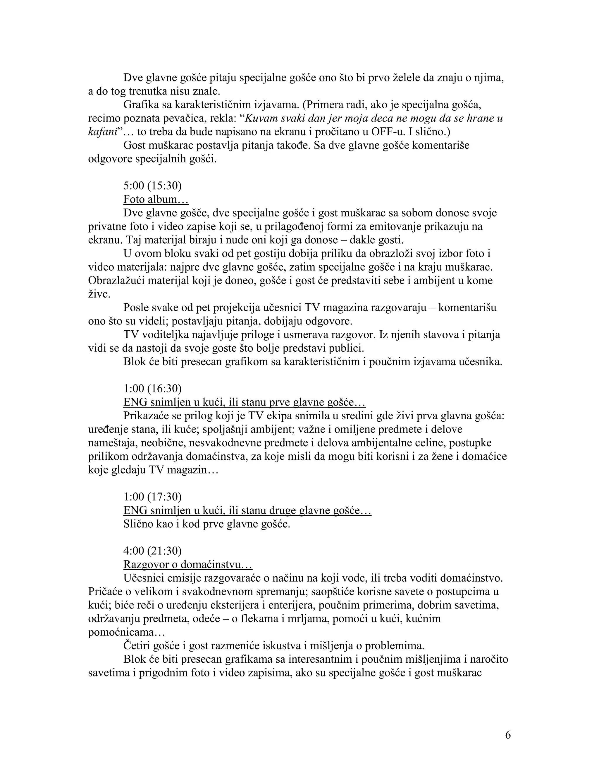 TV projekat Mixer (talk show) | PDF