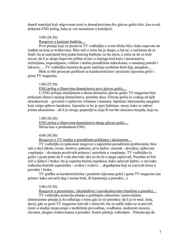 TV projekat Mixer (talk show) | PDF