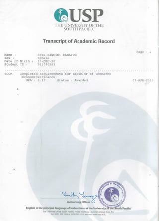 Sera rawaico-Transcripts(1) | PDF