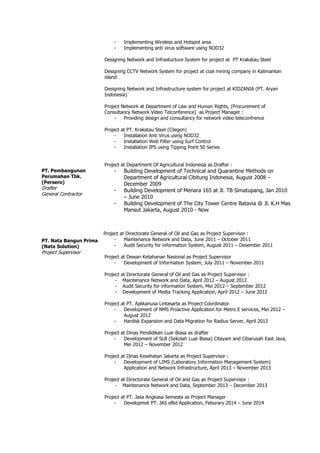 My Resume & Curriculum Vitae_Imam Kusnadi (1) | PDF