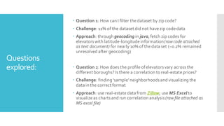 01_NYC Elevator Project Summary | PPT