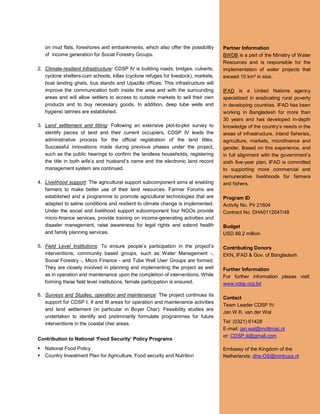 CDSP IV Fact Sheet | PDF