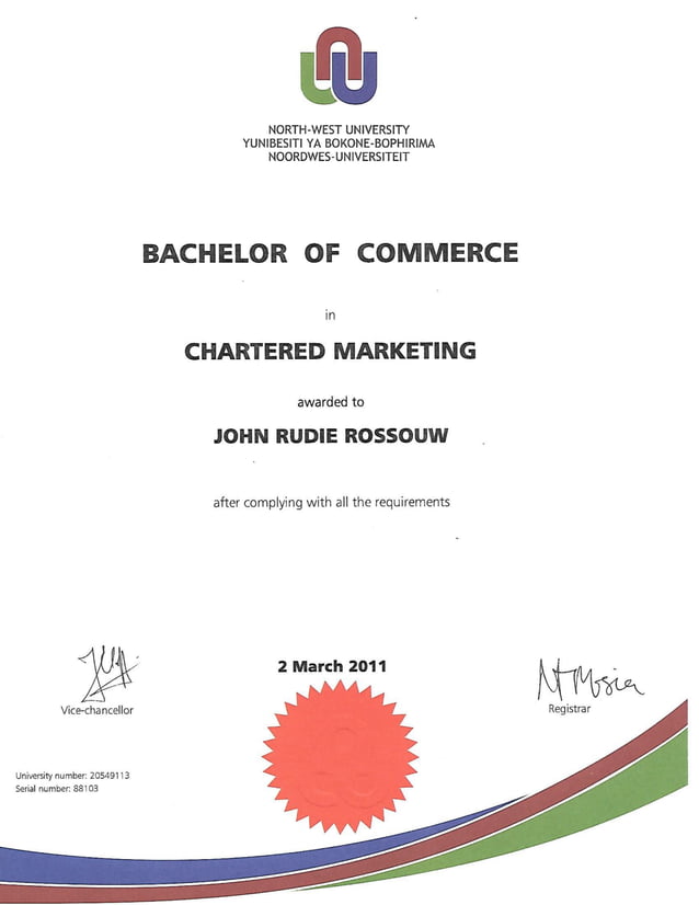 Degree Chartered Marketing | PDF
