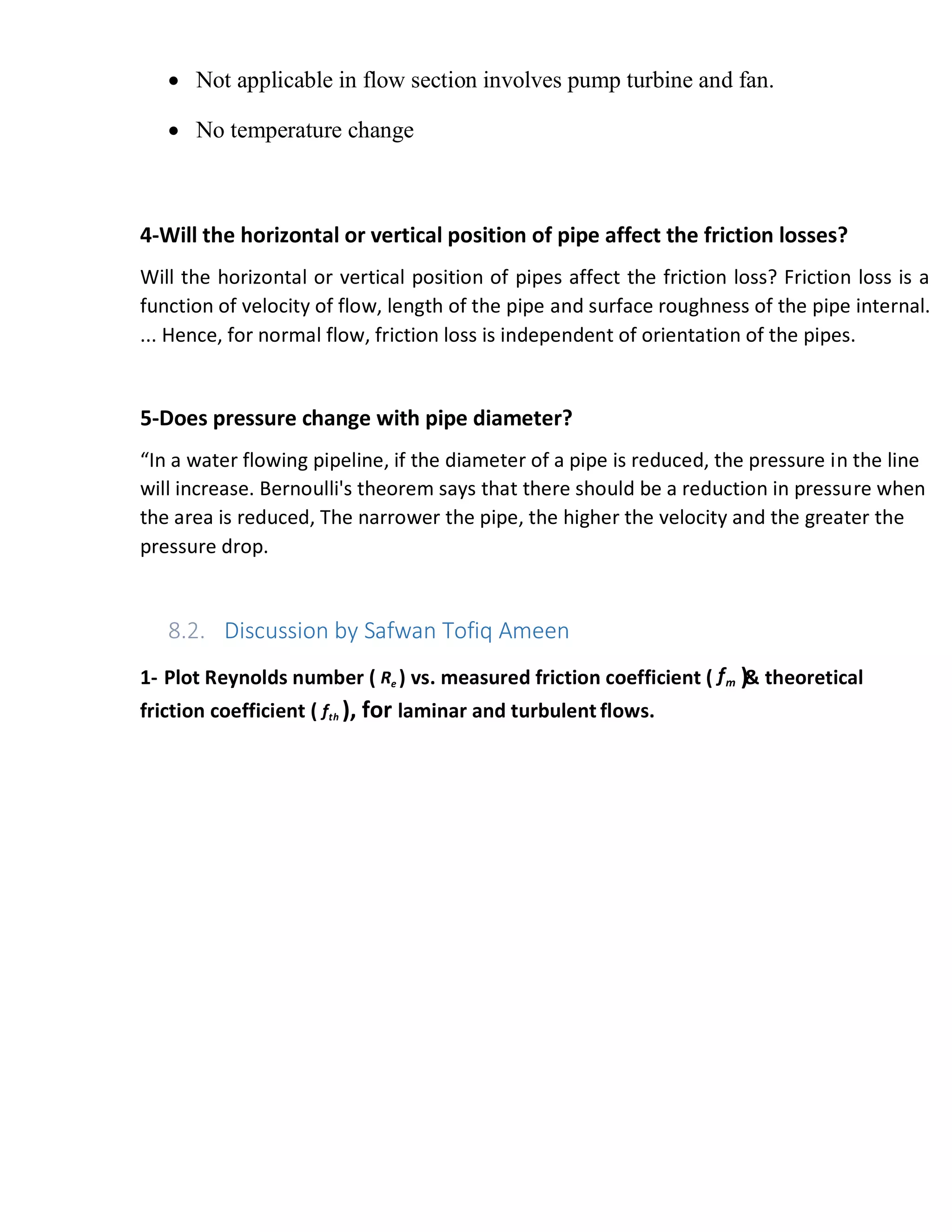 0exp11 pipe friction_01 | PDF