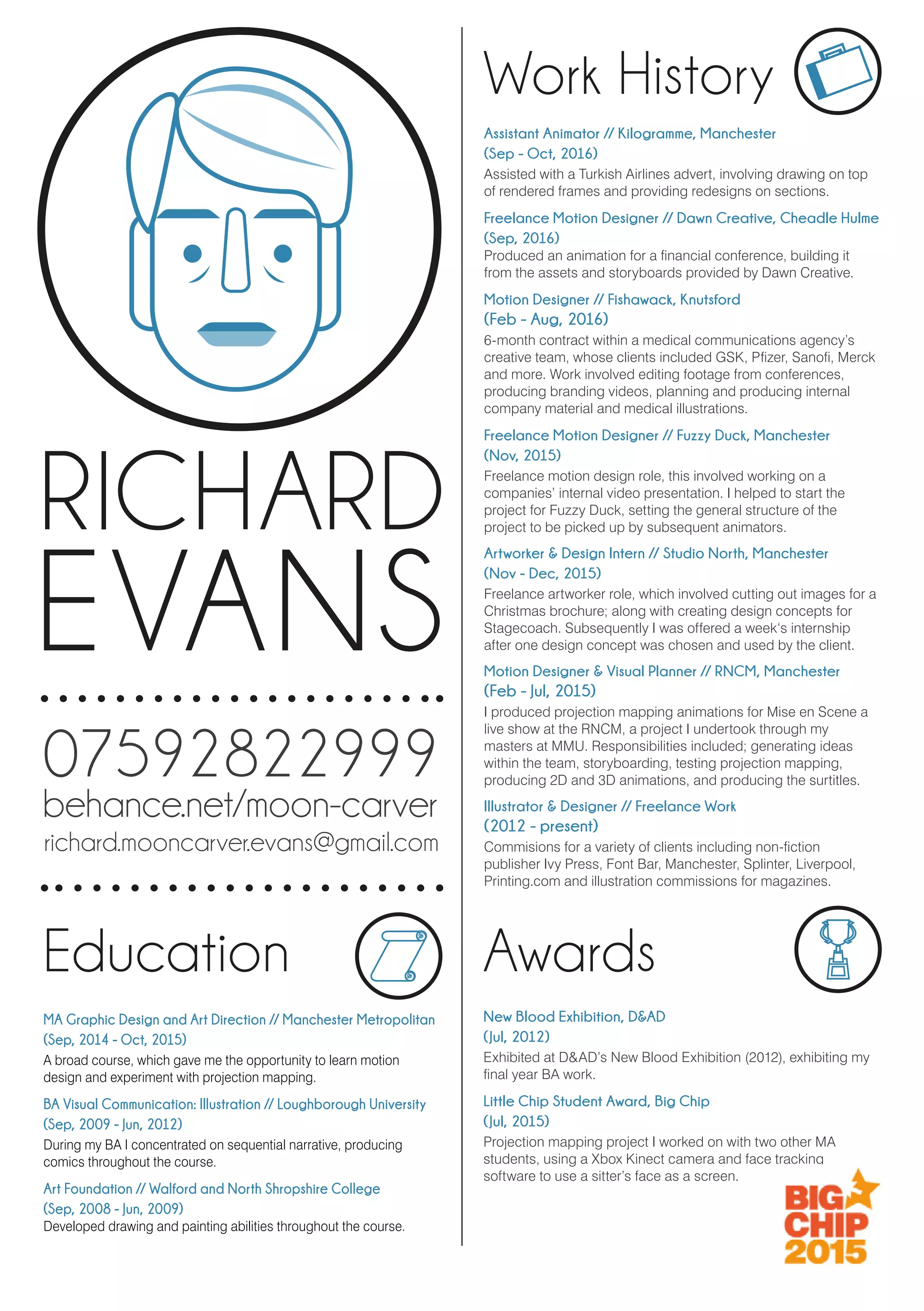RichardEvans_Comic_CV_2016 | PDF