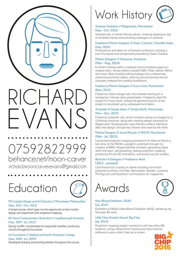 RichardEvans_Comic_CV_2016 | PDF