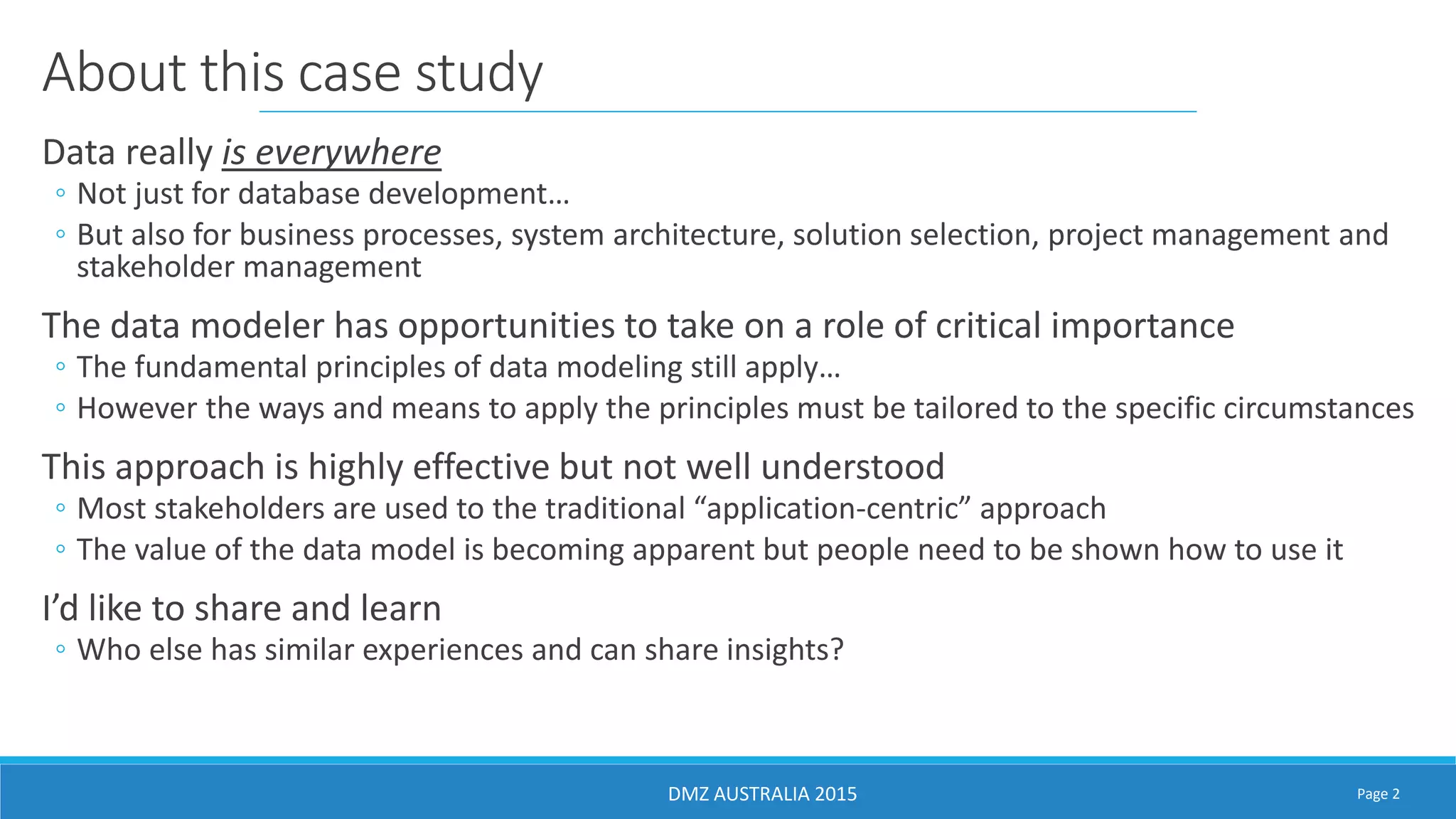 Data Modeling Enterprise Architecture | PDF