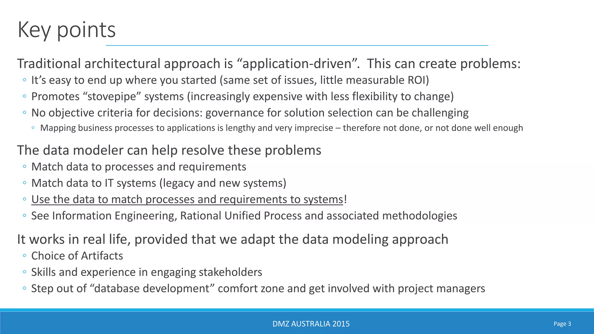 Data Modeling Enterprise Architecture | PDF