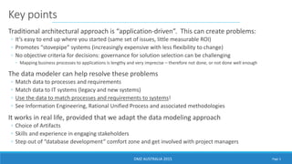 Data Modeling Enterprise Architecture | PDF