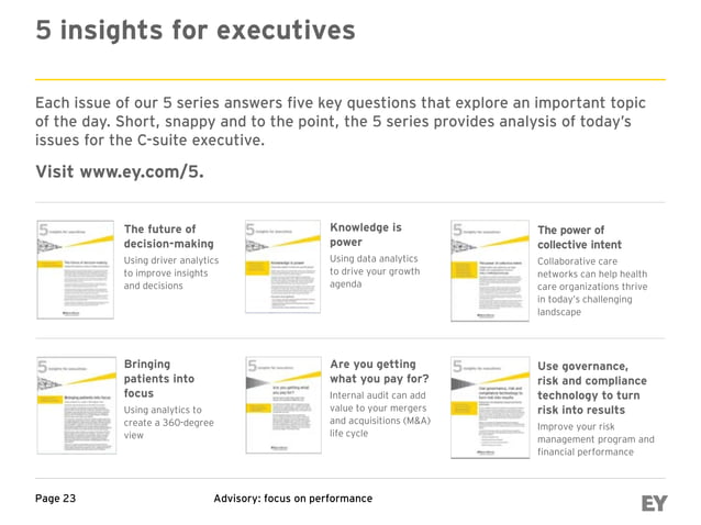 EY Advisory Services | PDF