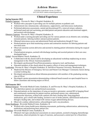 Clinical Rotation Sheet Final (1) | PDF