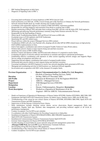 Bhim Sen Singh_Resume-RAN FM Engineer | DOC