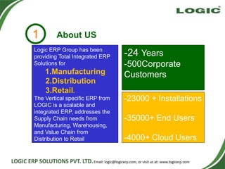 LOGIC ERP Profile | PPTX