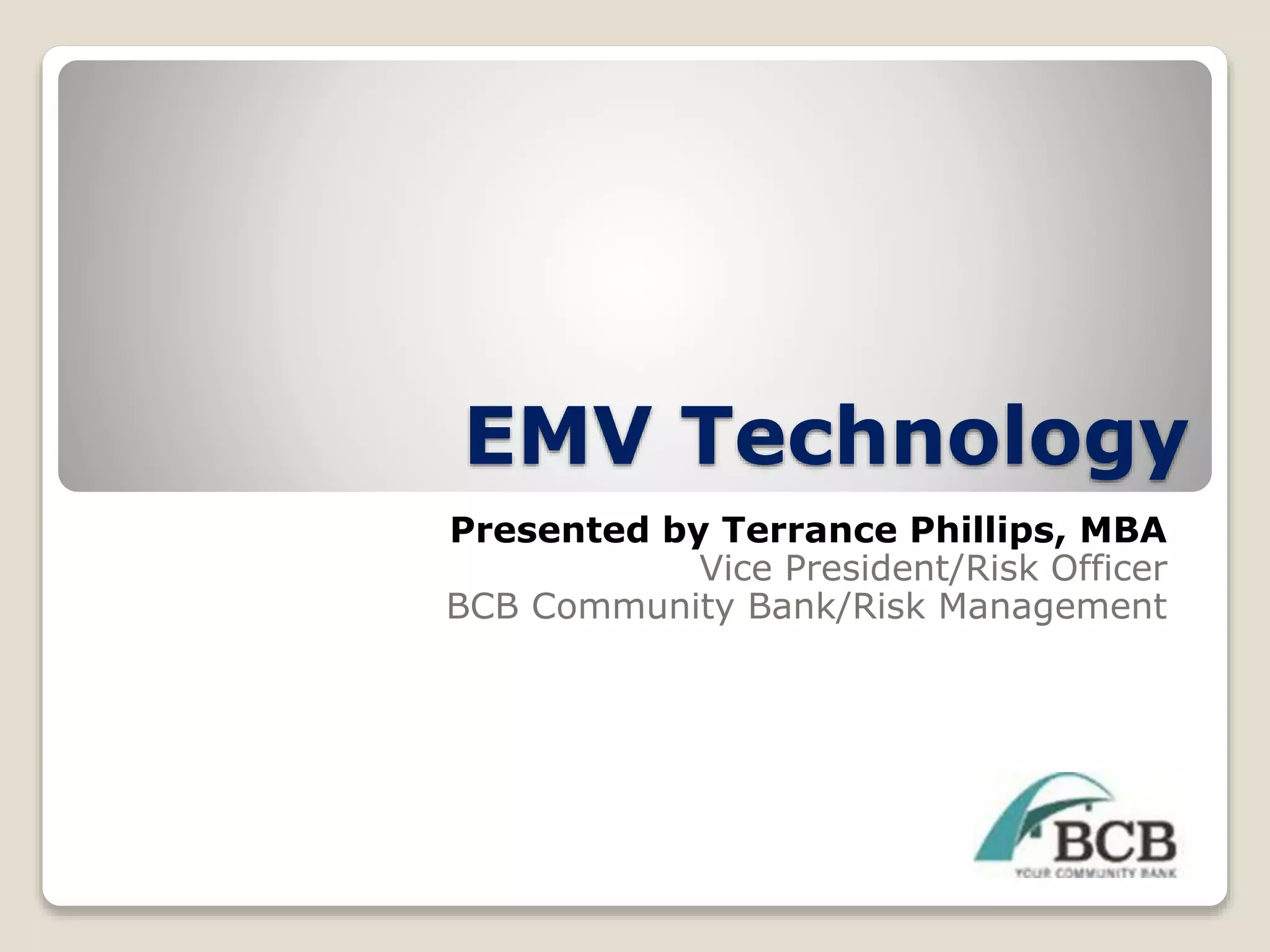 EMV Technology_Risk Management | PPTX