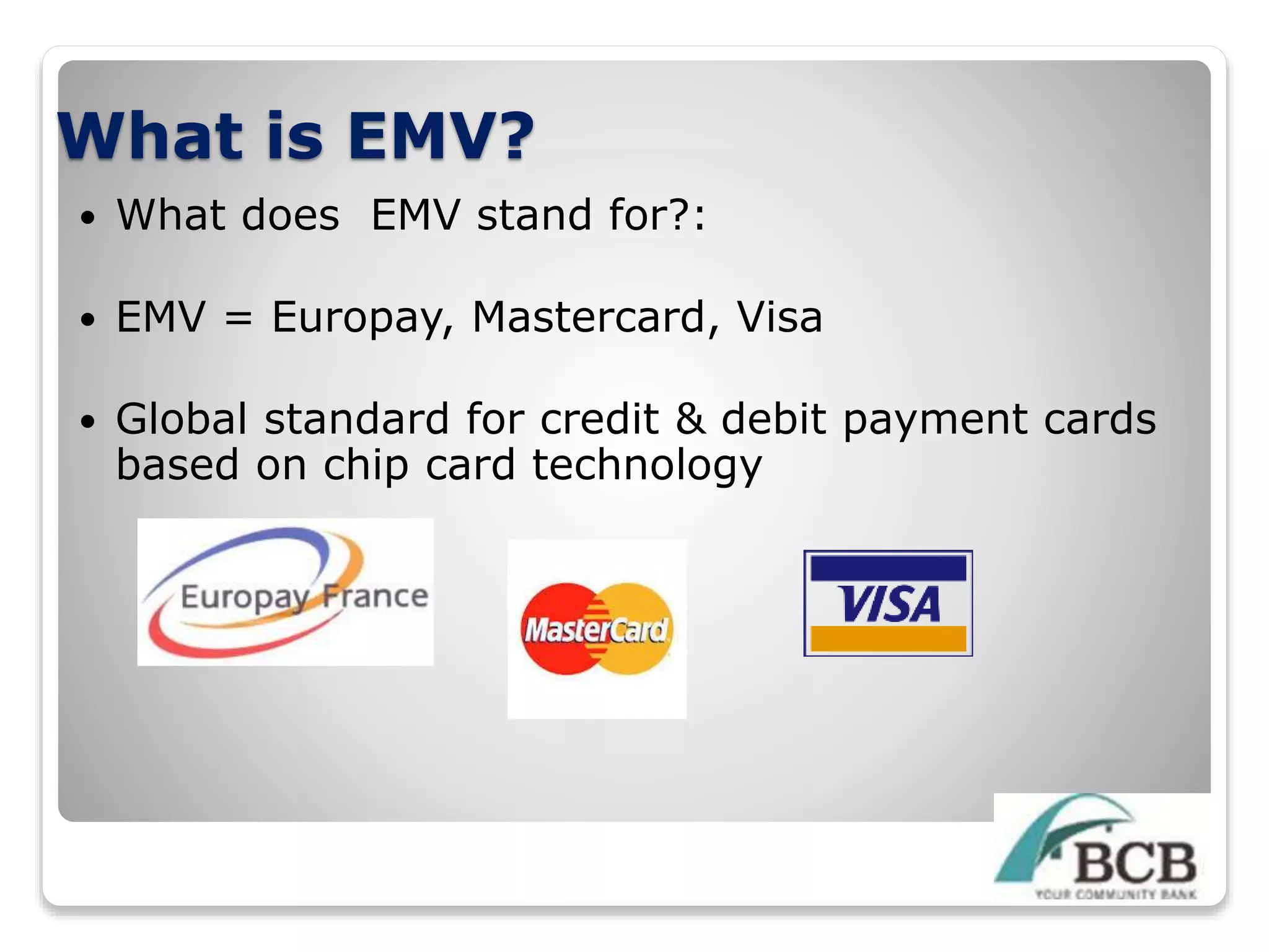 EMV Technology_Risk Management | PPTX