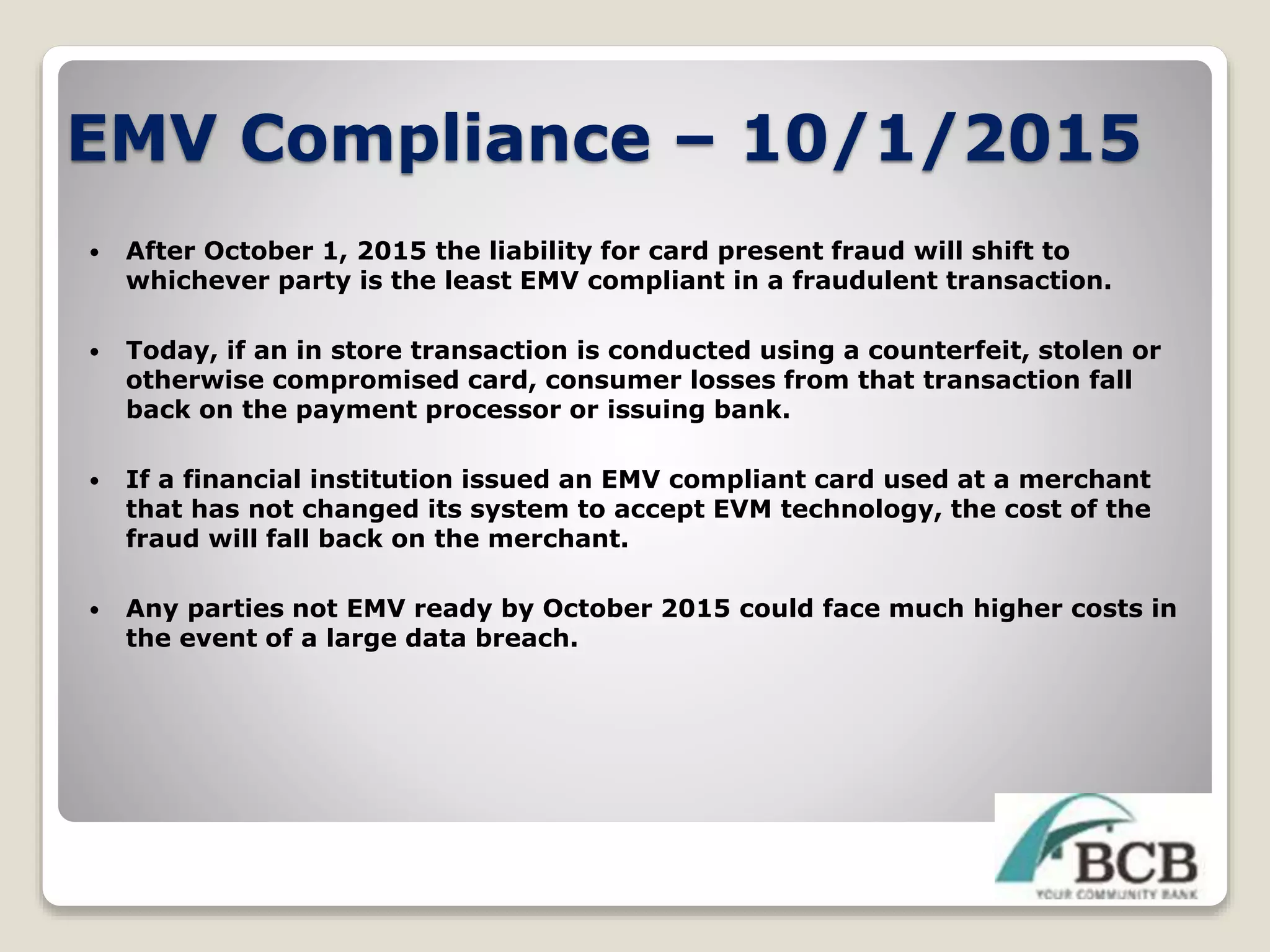 EMV Technology_Risk Management | PPTX