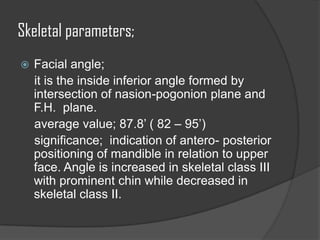 0dec cephalometrics final (1) | PPTX