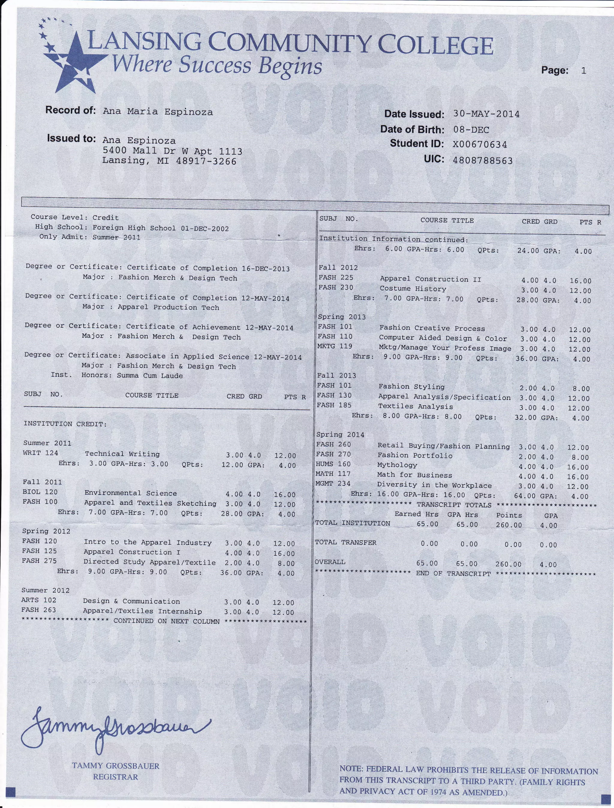 LCC Transcript | PDF