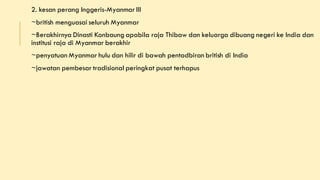 Peluasan Kuasa British di Myanmar | PDF