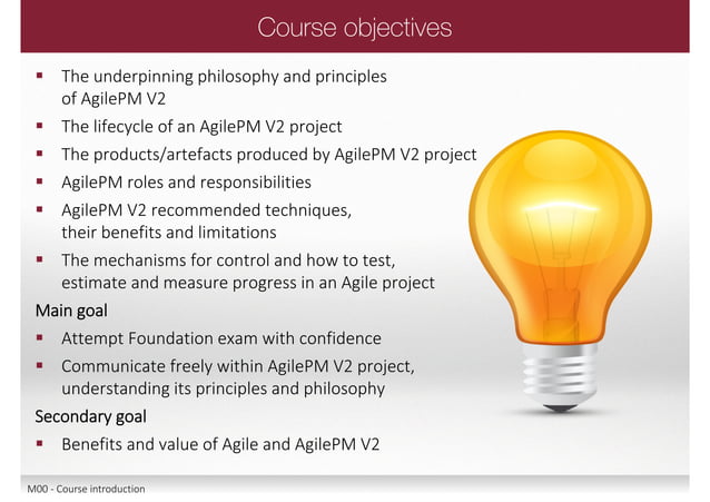 Agilepm® V2 Agile Project Management V2 Foundation Ppt