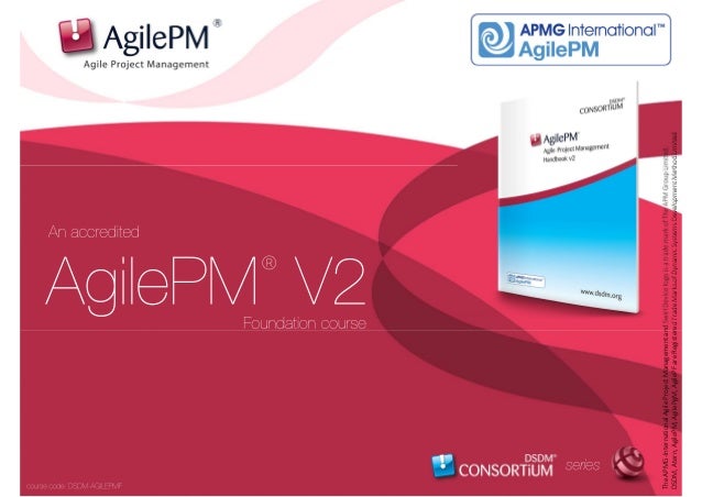 Agilepm® V2 Agile Project Management V2 Foundation