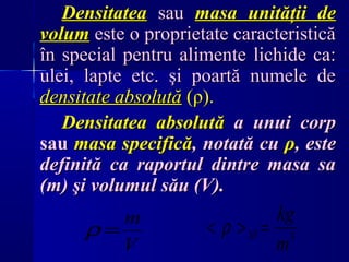 0 densitatea | PPT