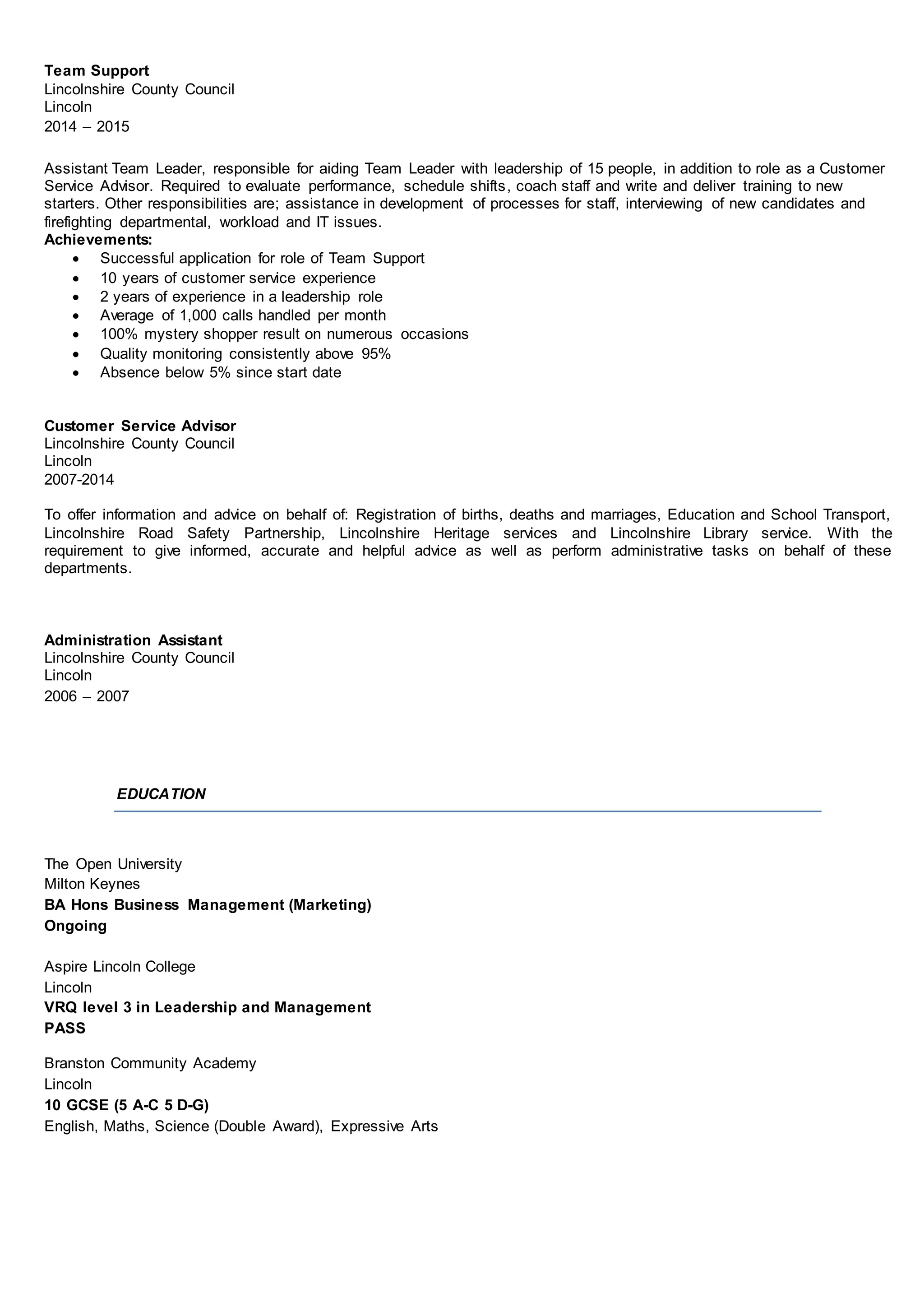 David Toye-curriculum vitae | PDF