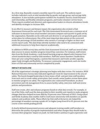 BGCA Data Impact Case Study | PDF