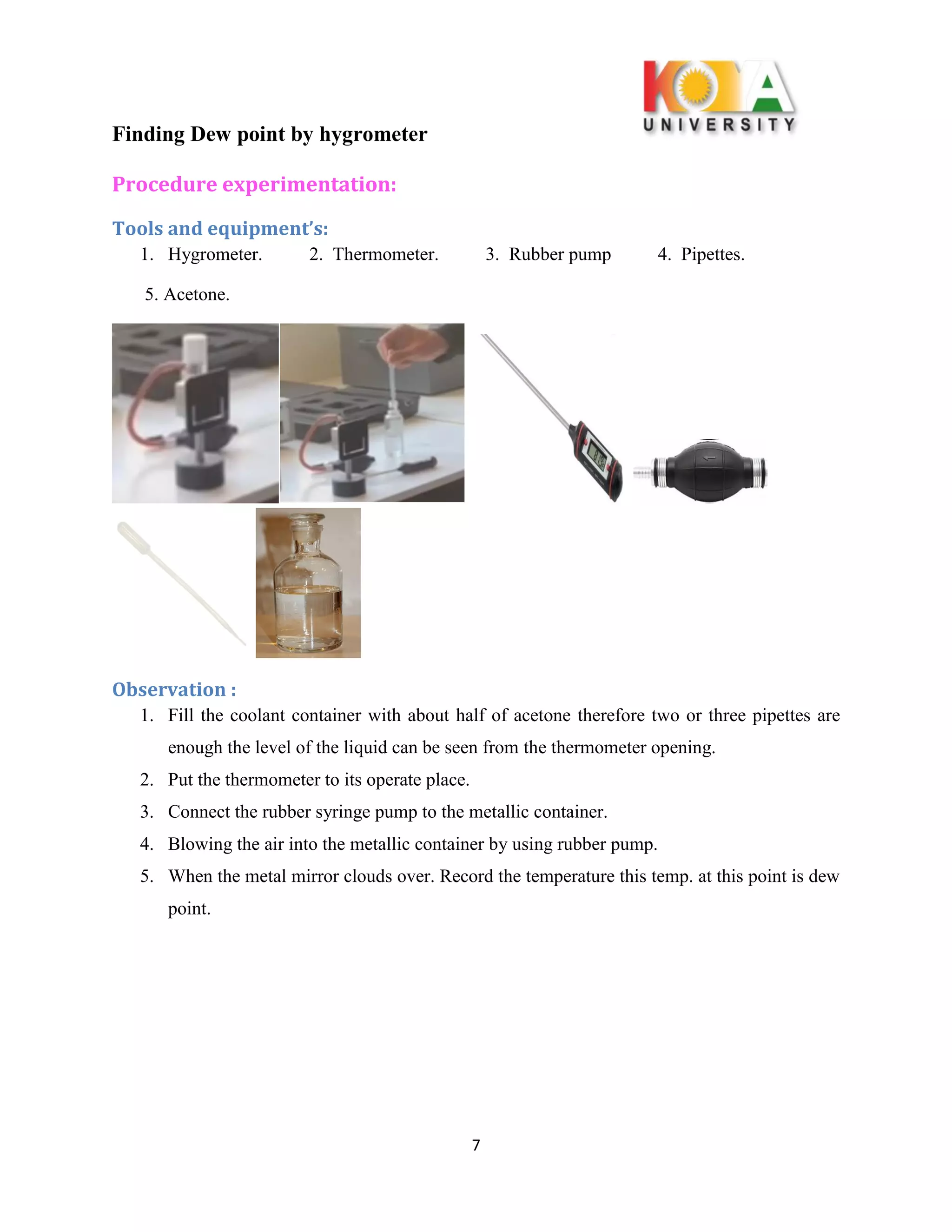 Dew point | PDF