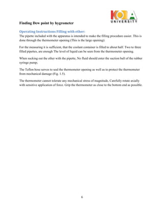 Dew point | PDF