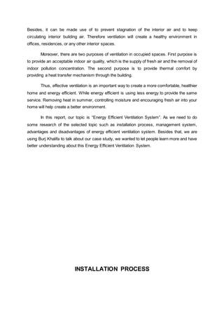 Energy efficientventilationsystembs | PDF