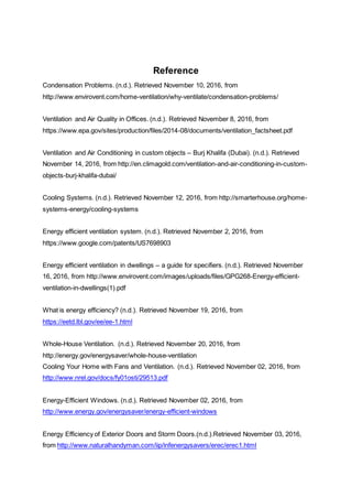 Energy efficientventilationsystembs | PDF