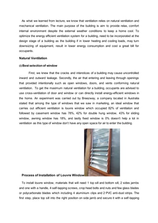 Energy efficientventilationsystembs | PDF