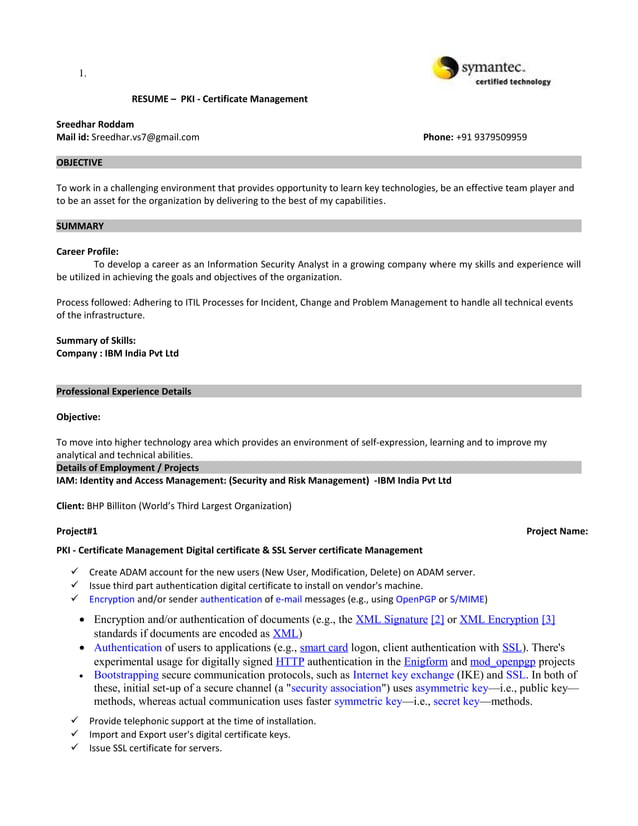Sreedhar CV_PKI - Certificate Management | PDF