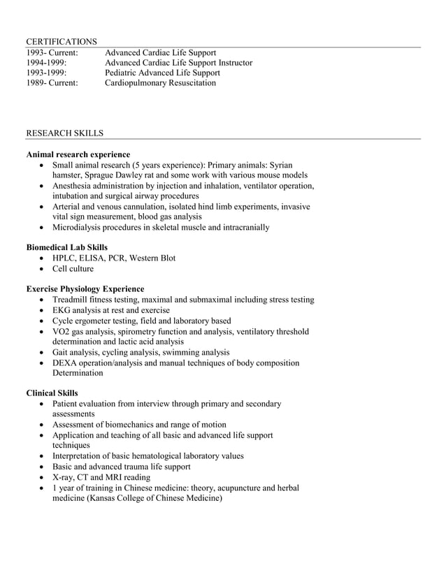Steve Hammer CURRICULUM VITAE 2015 | PDF