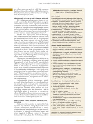 Anthroposophic Medicine 2013. An Integrative Medical System Originating ...
