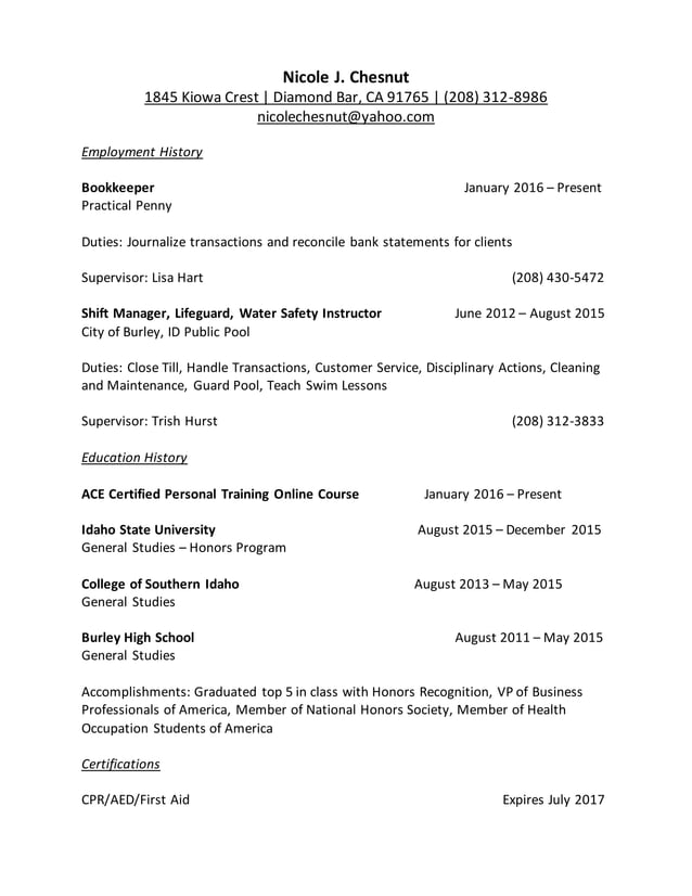 Nicole Resume | DOCX