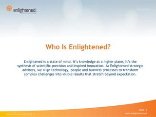 Enlightened Corporate Capabilities Deck | PPT