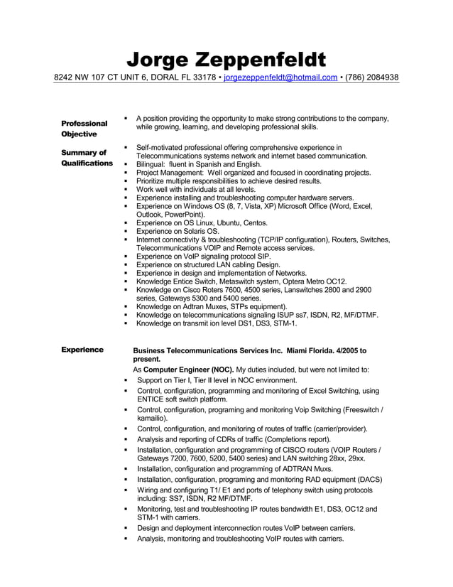 JorgeResume | DOC