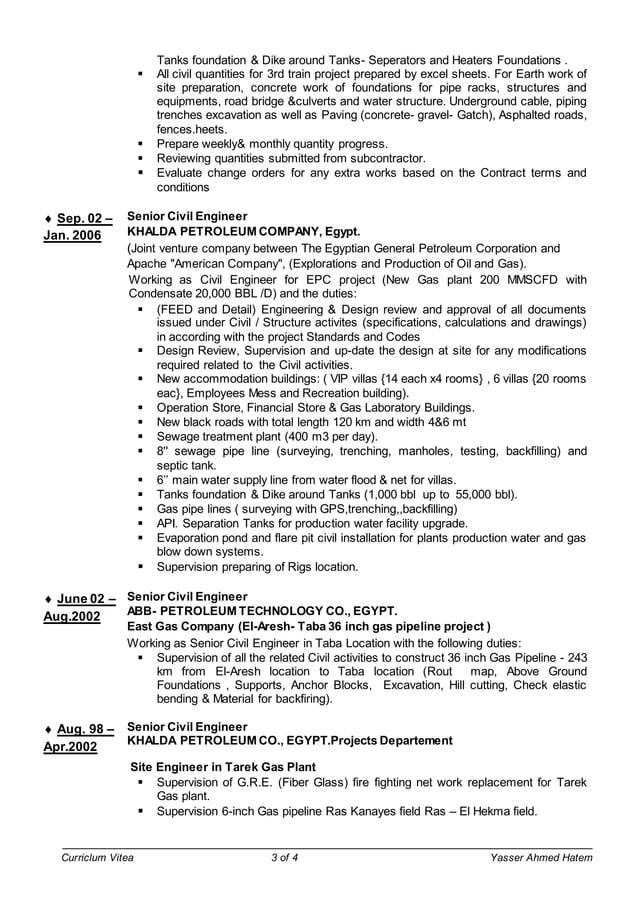 Yasser Hatem CV | PDF